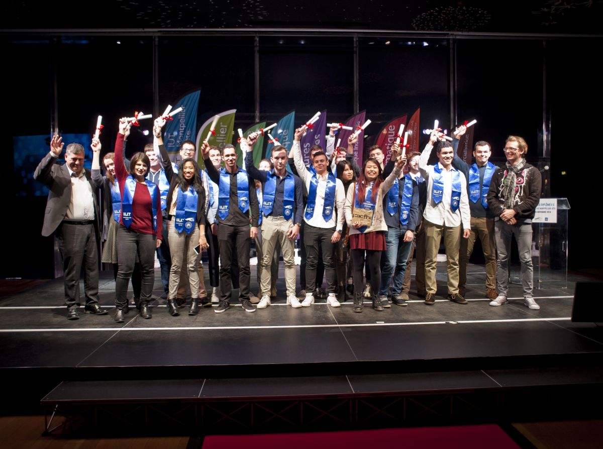 The graduation ceremony - IUT Montpellier - Sète
