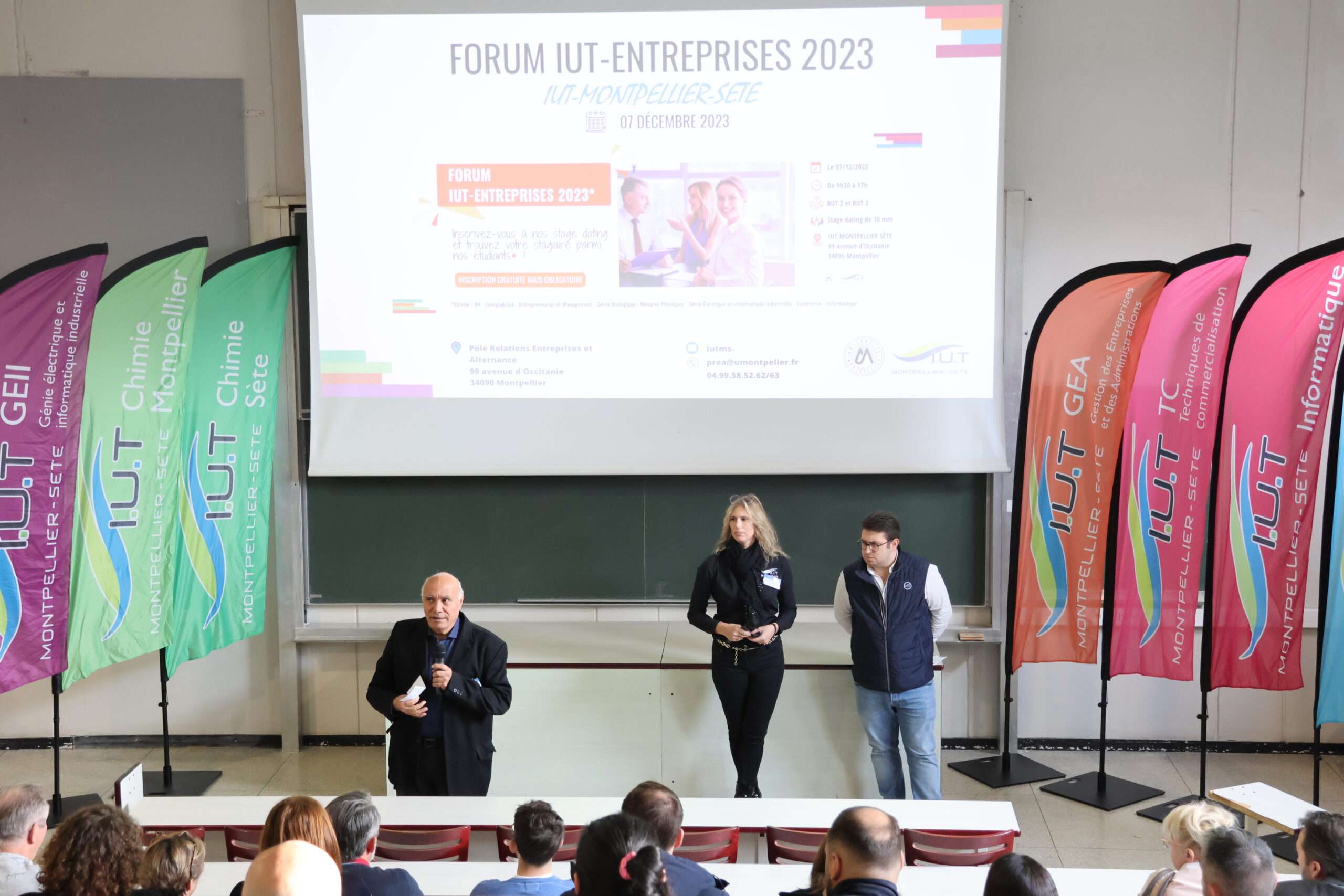 Retour sur le Forum IUT-Entreprise - IUT Montpellier - Sète